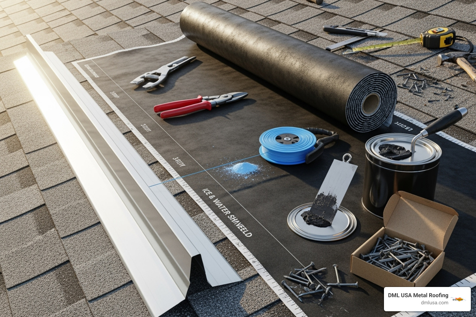 W-Valley Wisdom: Installing Flashing on Your Shingle Roof - DML USA Roofing