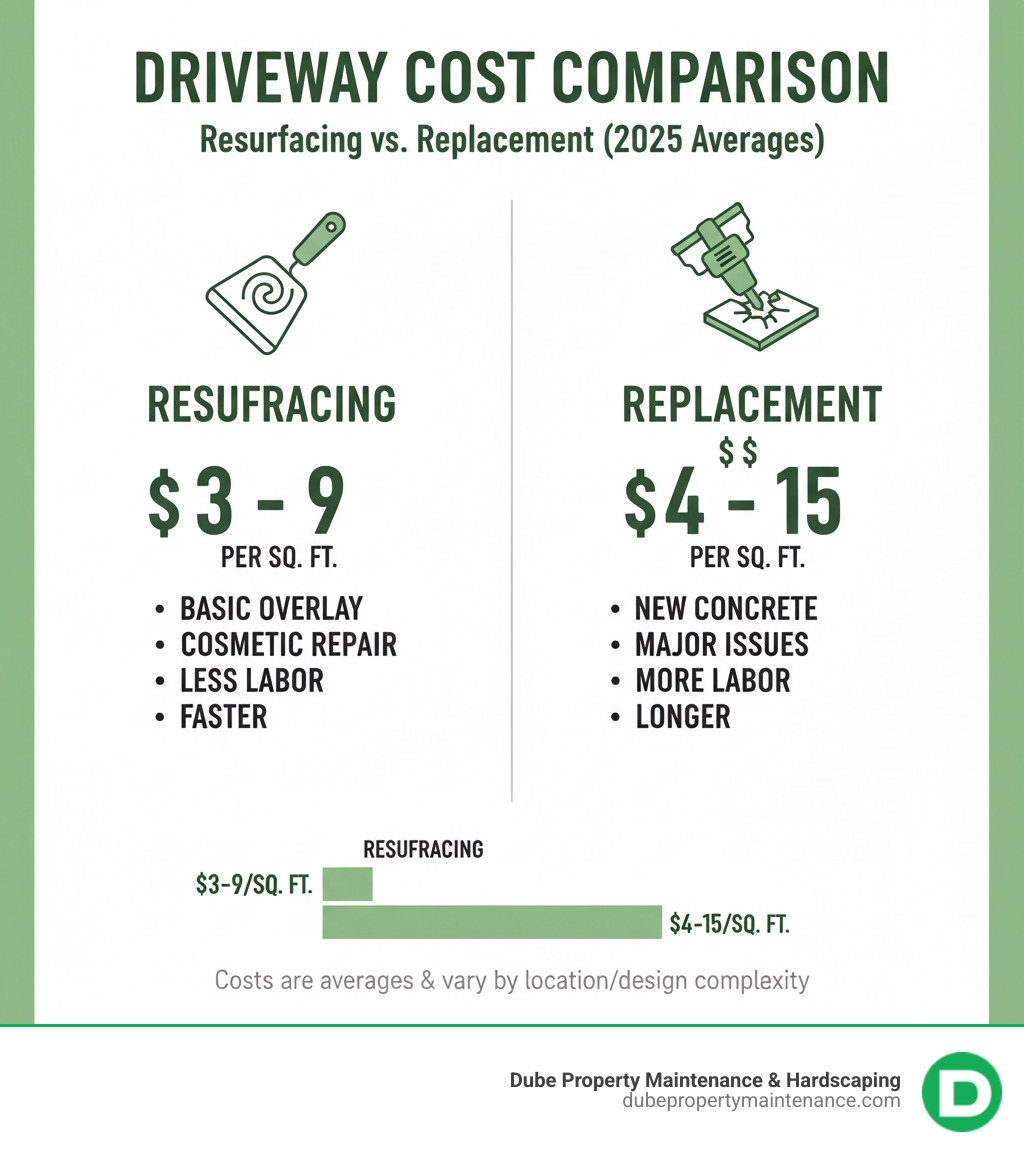 Best Concrete Driveway Resurfacing Contractors: #1 Guide