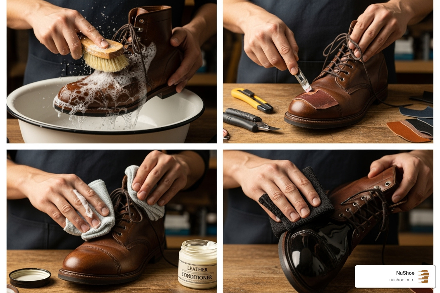 Old Shoe Restoration: 3 Steps, Wonderful!