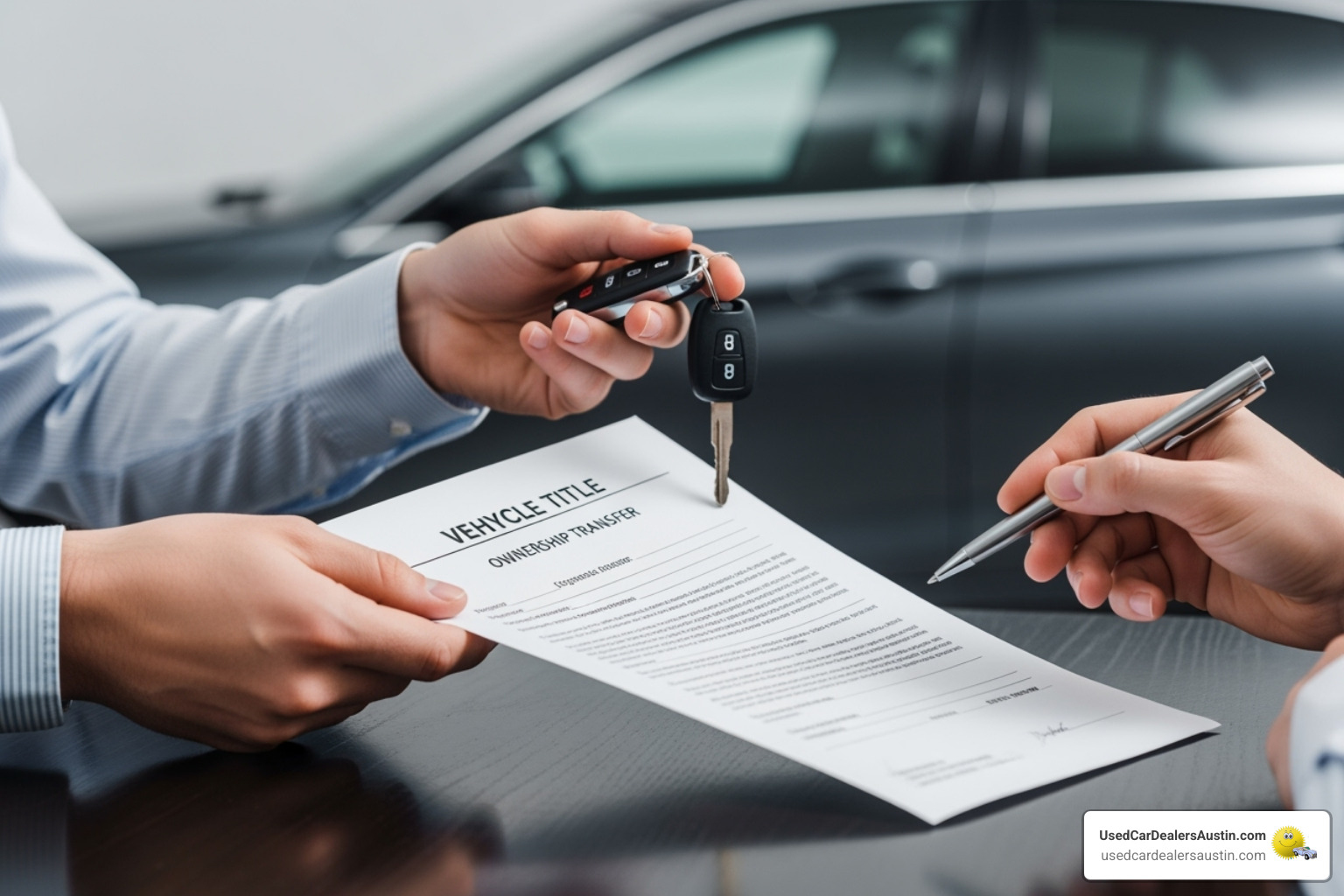 Gift car title Texas: 4 Easy Steps