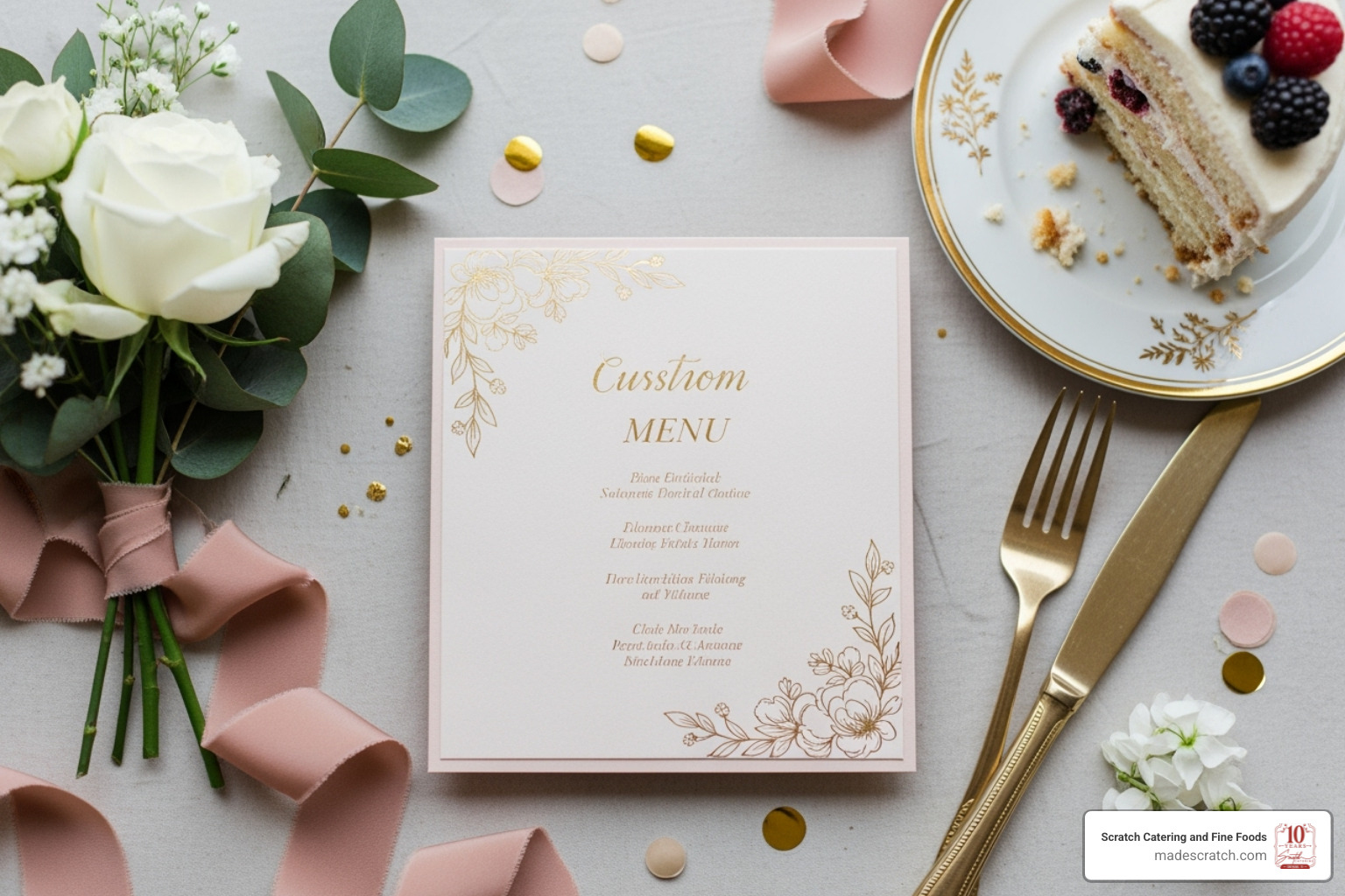 Custom Wedding Menus: Elevate Your Perfect 2026 Day
