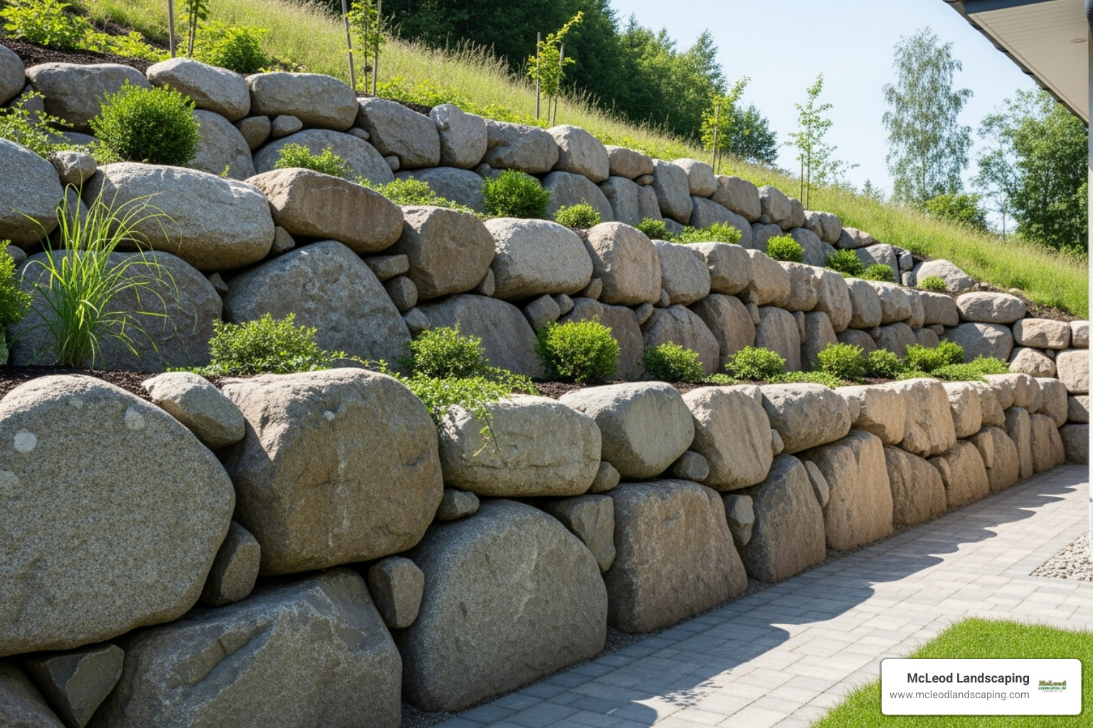 Beyond the Basics: Exploring Large Boulder Retaining Walls – McLeod ...