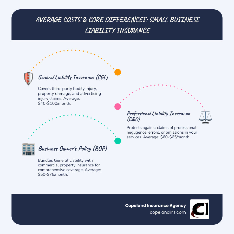 Average cost of small business liability insurance 2025