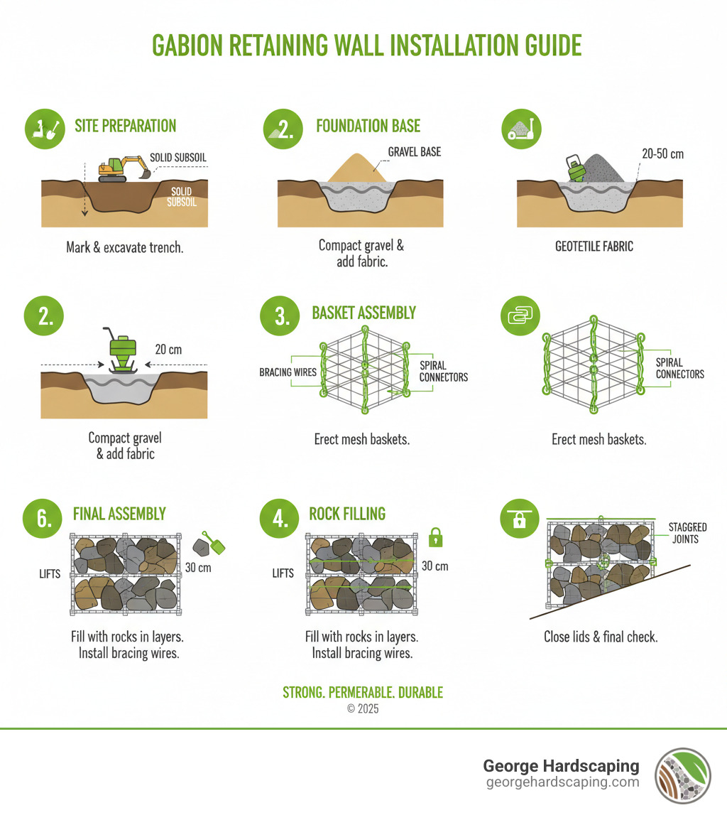 How to Install a Gabion Retaining Wall: Best 5 Easy Tips