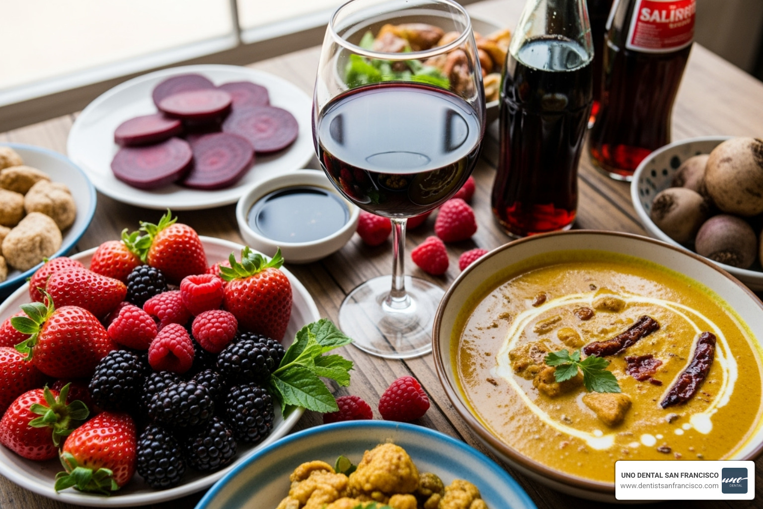 Foods that stain teeth: 3 Worst Enemies!