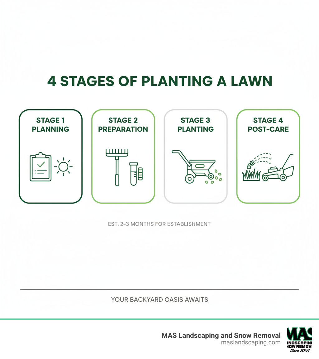 How to Plant a Lawn: Ultimate 4-Step Oasis