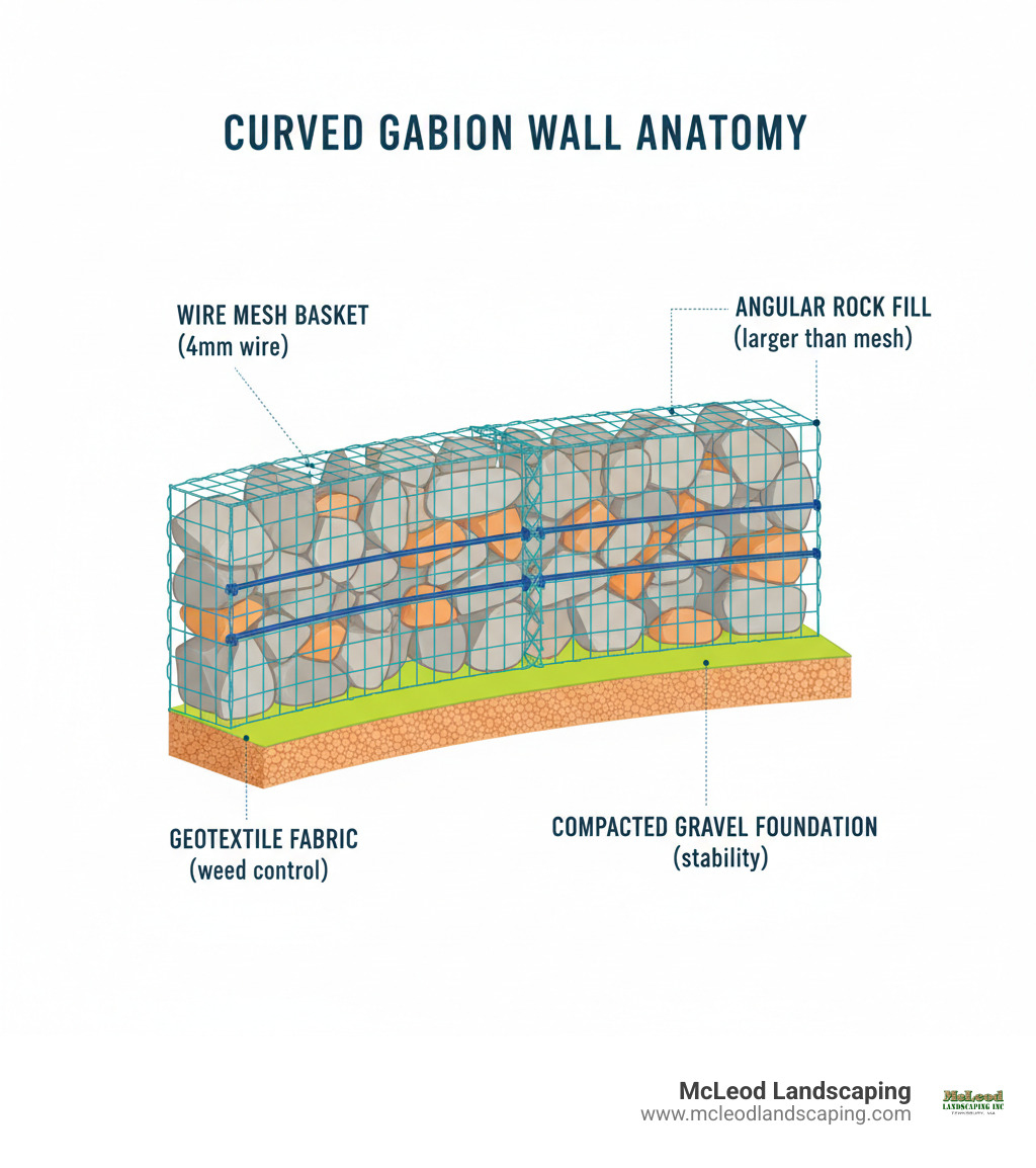 Building a Curved Gabion Wall: A Comprehensive Guide