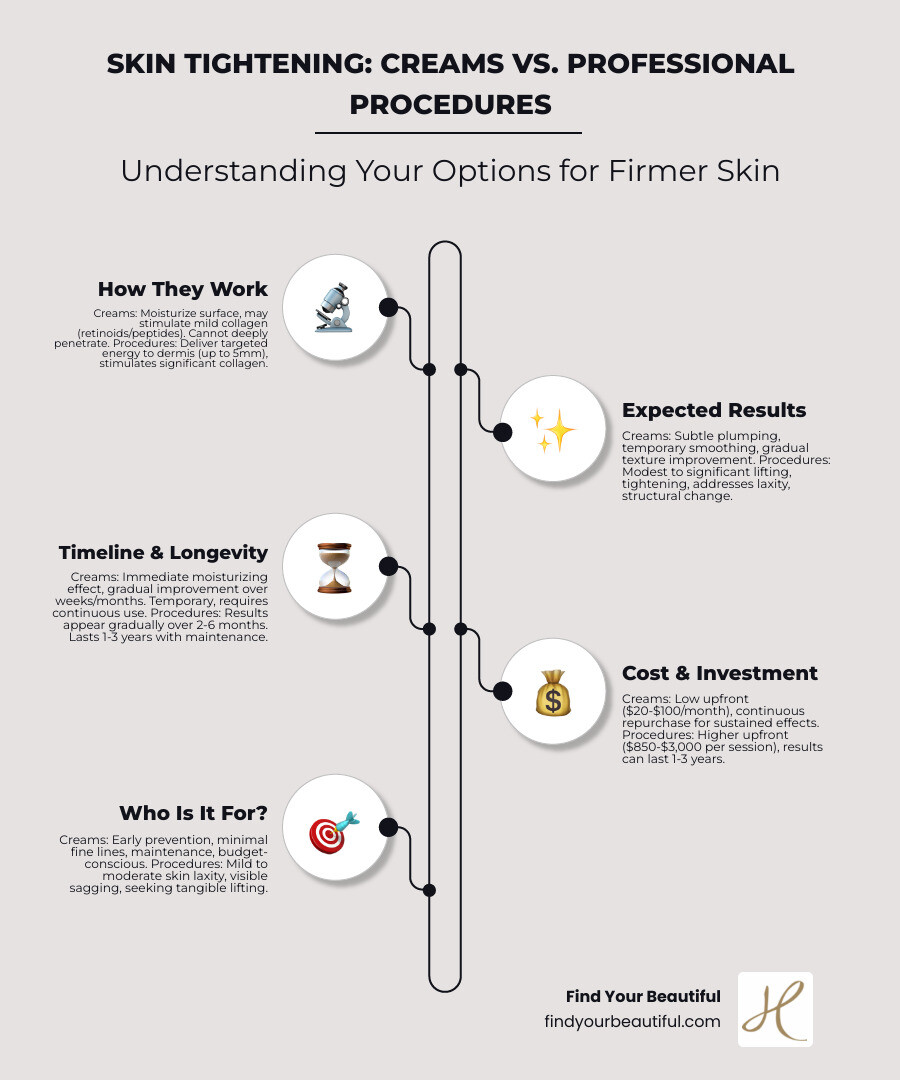 Skin tightening cream vs procedure: Ultimate 2025 Showdown