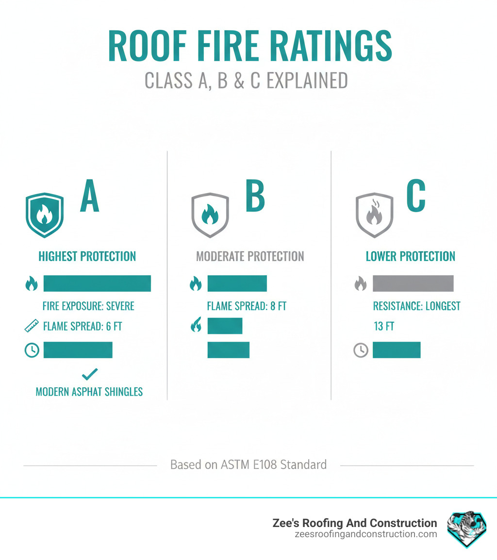 Are asphalt roofs flammable? 3 Vital Safety Facts