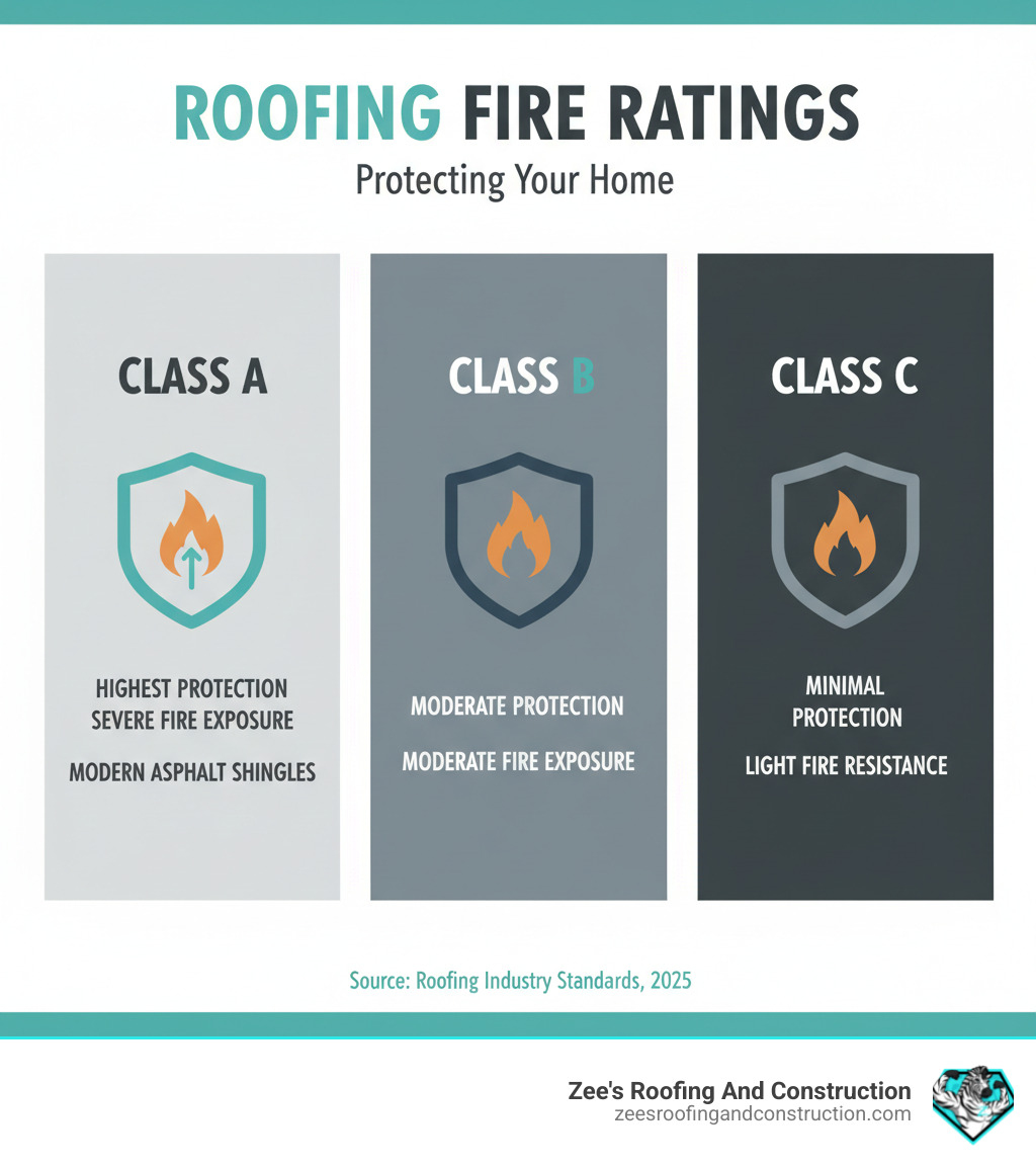 Are asphalt roofs flammable? 3 Vital Safety Facts