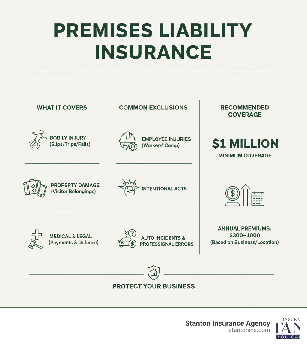 Premises liability insurance: 1 Crucial Protection