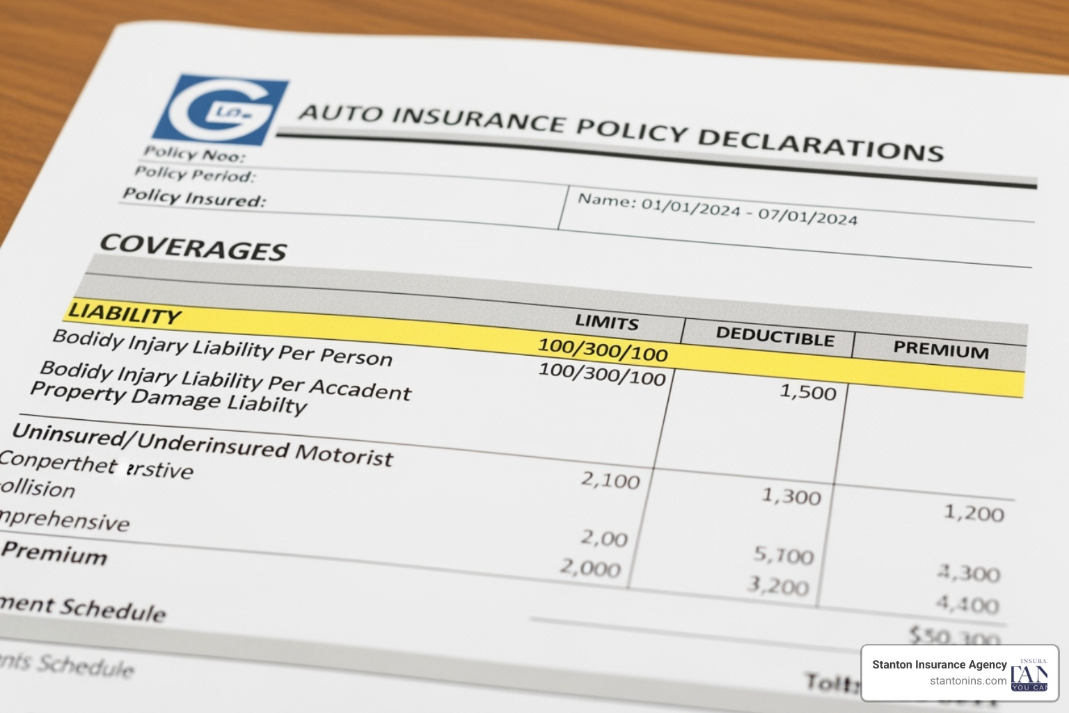 Car insurance liability limits: 1 Essential Guide