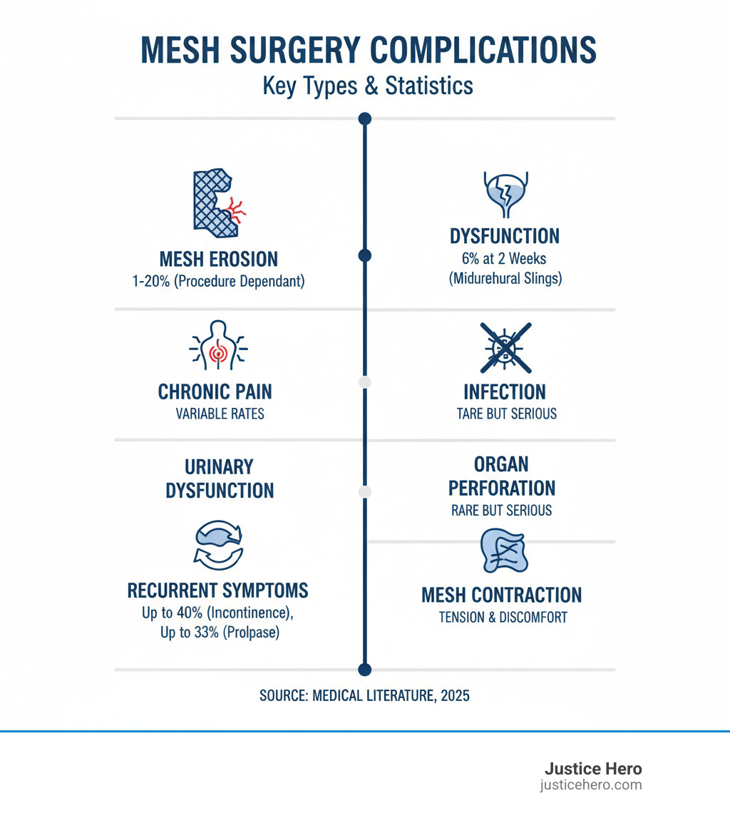 Mesh Surgery Complications: 5 Critical Issues