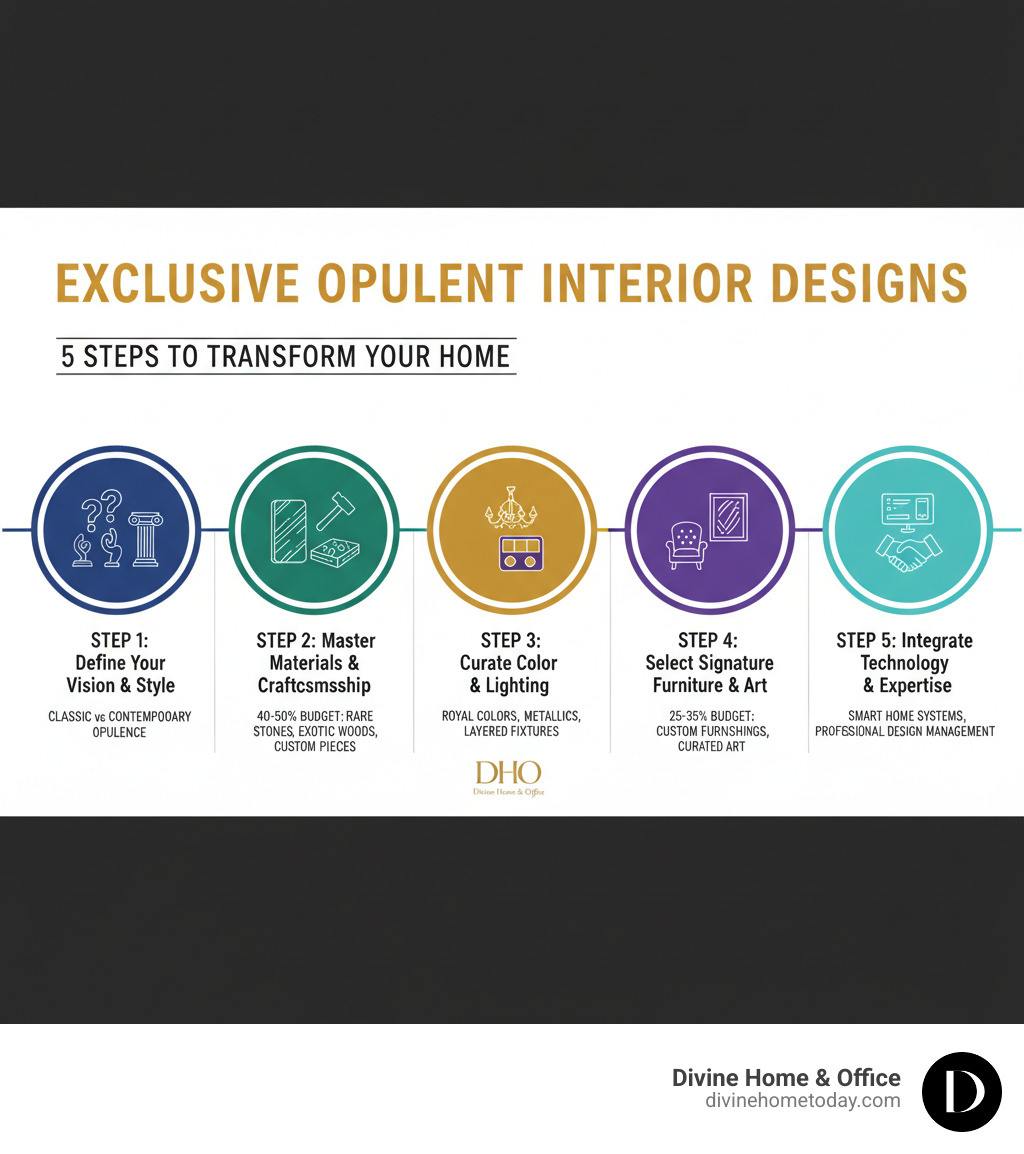 Exclusive Opulent Interior Designs: 5 Secrets