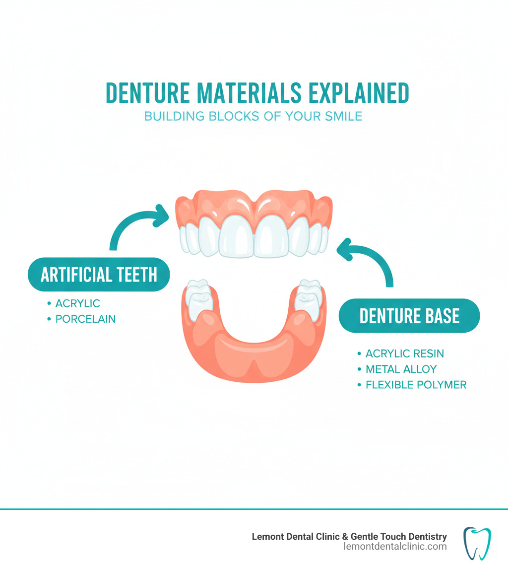 Denture types of material: 4 Best Choices for 2025