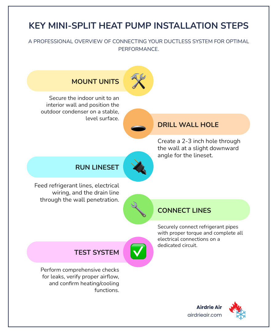 Your Guide To Installing A Mini Split Heat Pump Airdrie Air