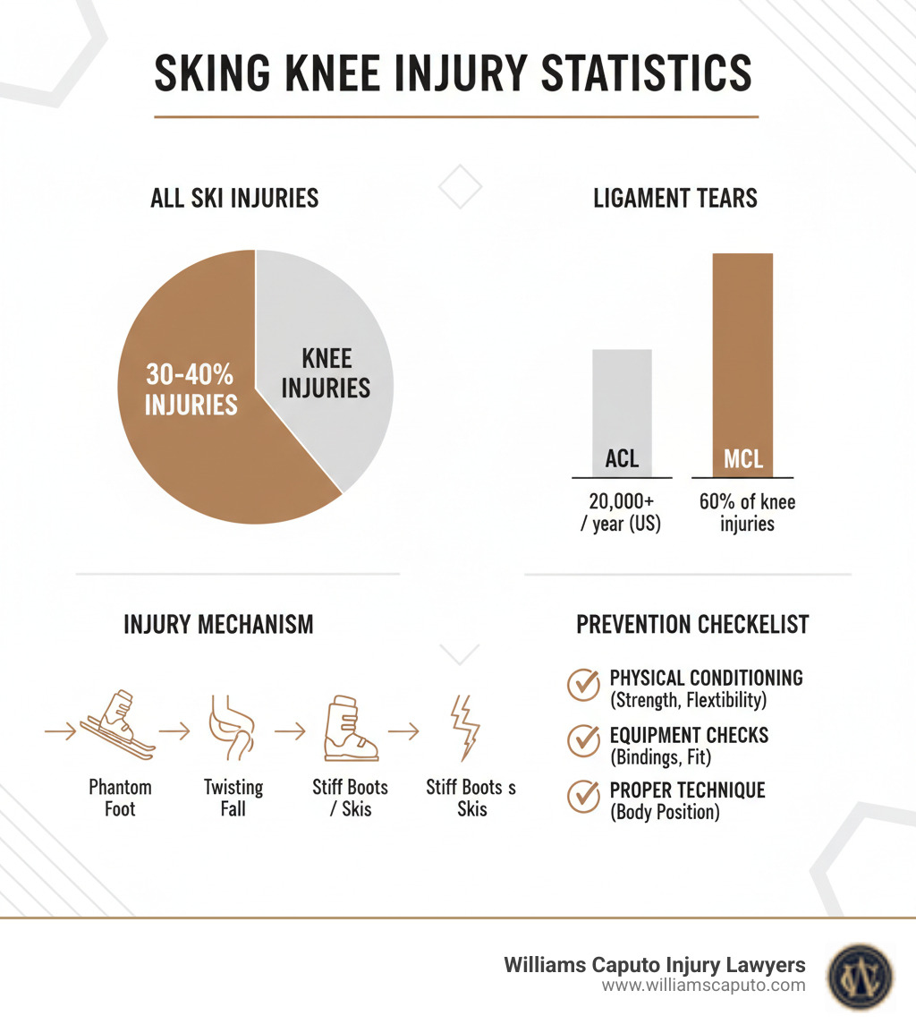 Knee injury skiing: Prevent the #1 Injury