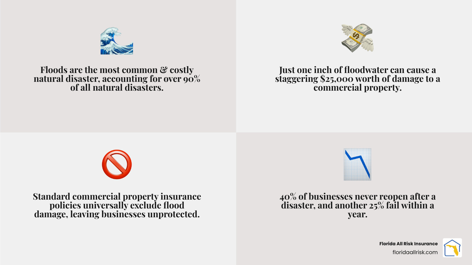 Commercial property flood insurance: #1 Unseen Risk