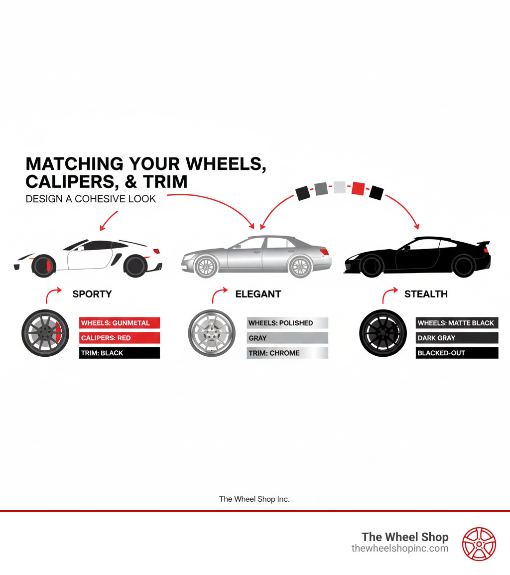 Matching Wheels, Calipers, Trim: 1 Ultimate Cohesive Look