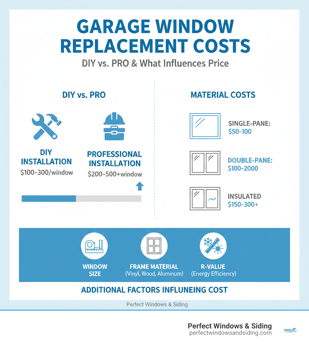Garage Window Replacement: 5 Smart Fixes for 2025