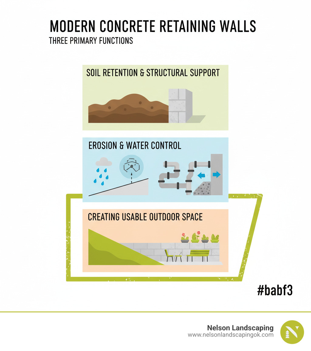 Modern Concrete Retaining Wall: Ultimate Guide 2025