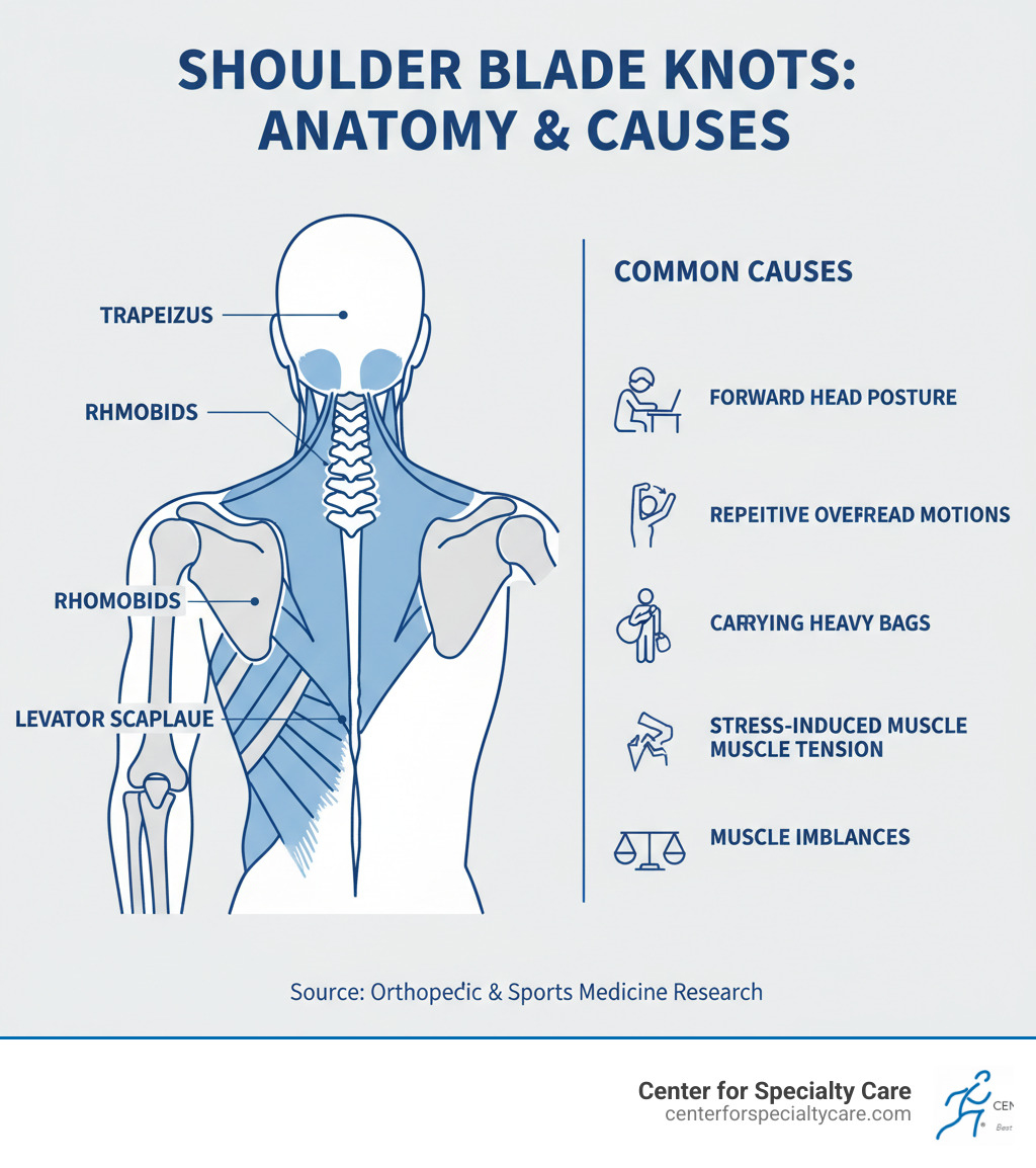 Stretch for knot in shoulder blade: Ultimate 2025 Relief