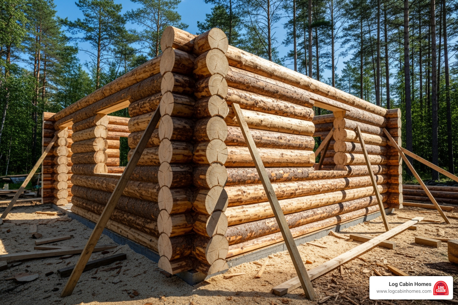 Building a log cabin: The Ultimate 5-Step Guide