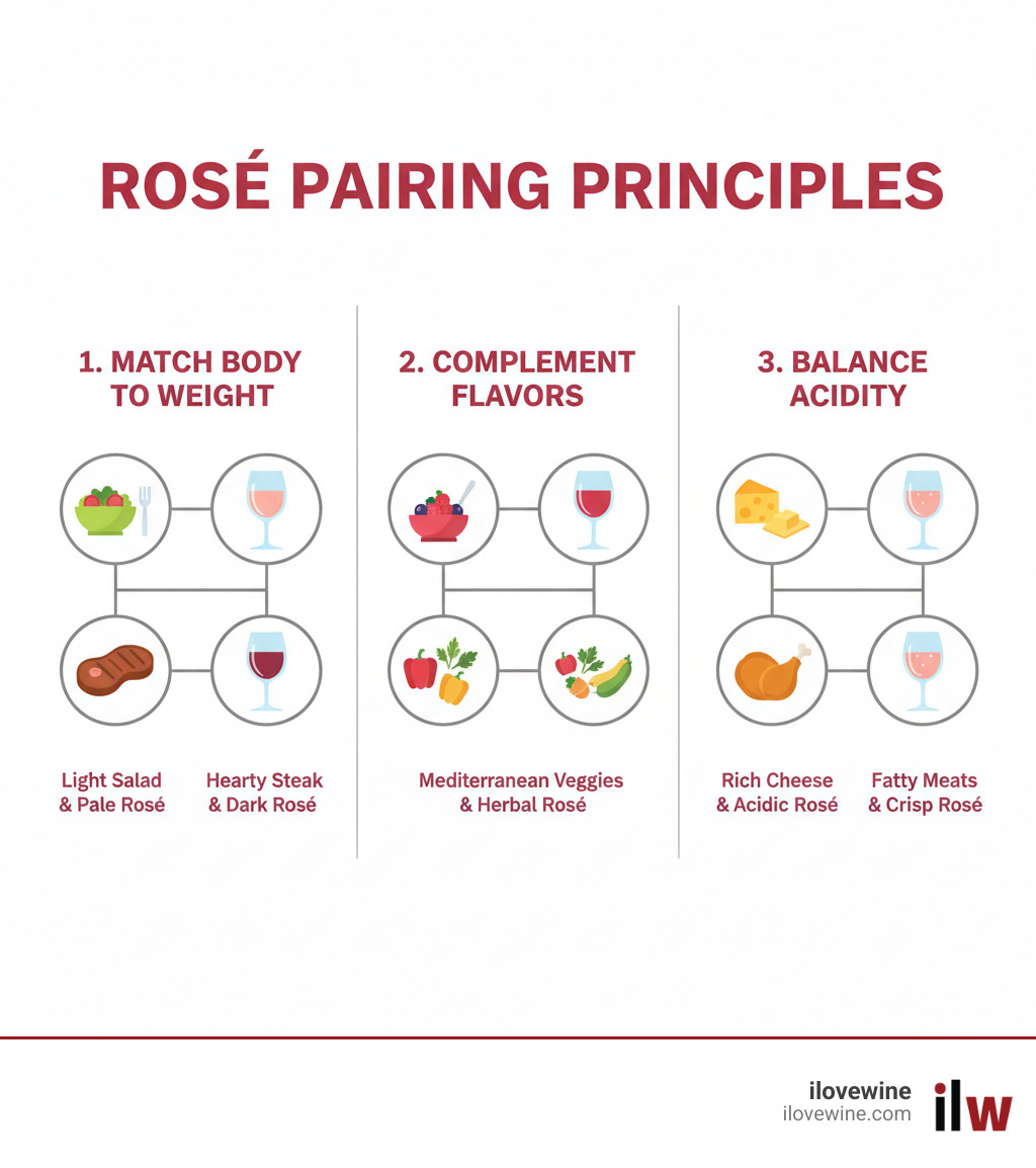 Rosé wine pairing: Ultimate 3 Perfect Matches