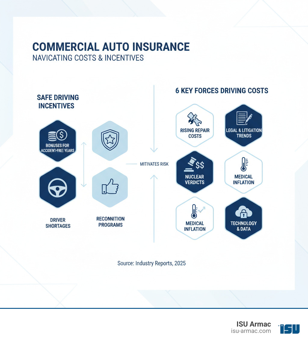 Commercial auto insurance rates: Master 5 Key Factors