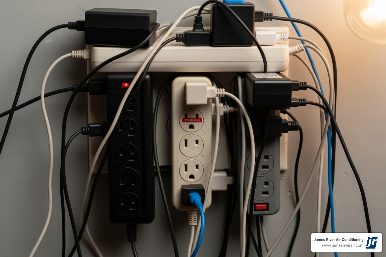 overloaded electrical outlet - electrical making noise in glen allen, va