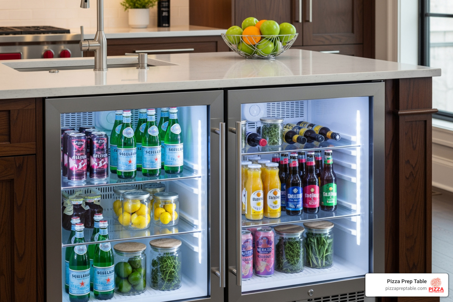 Glass Door Undercounter Refrigerator: 3 Must-Haves – Pizza Prep Table