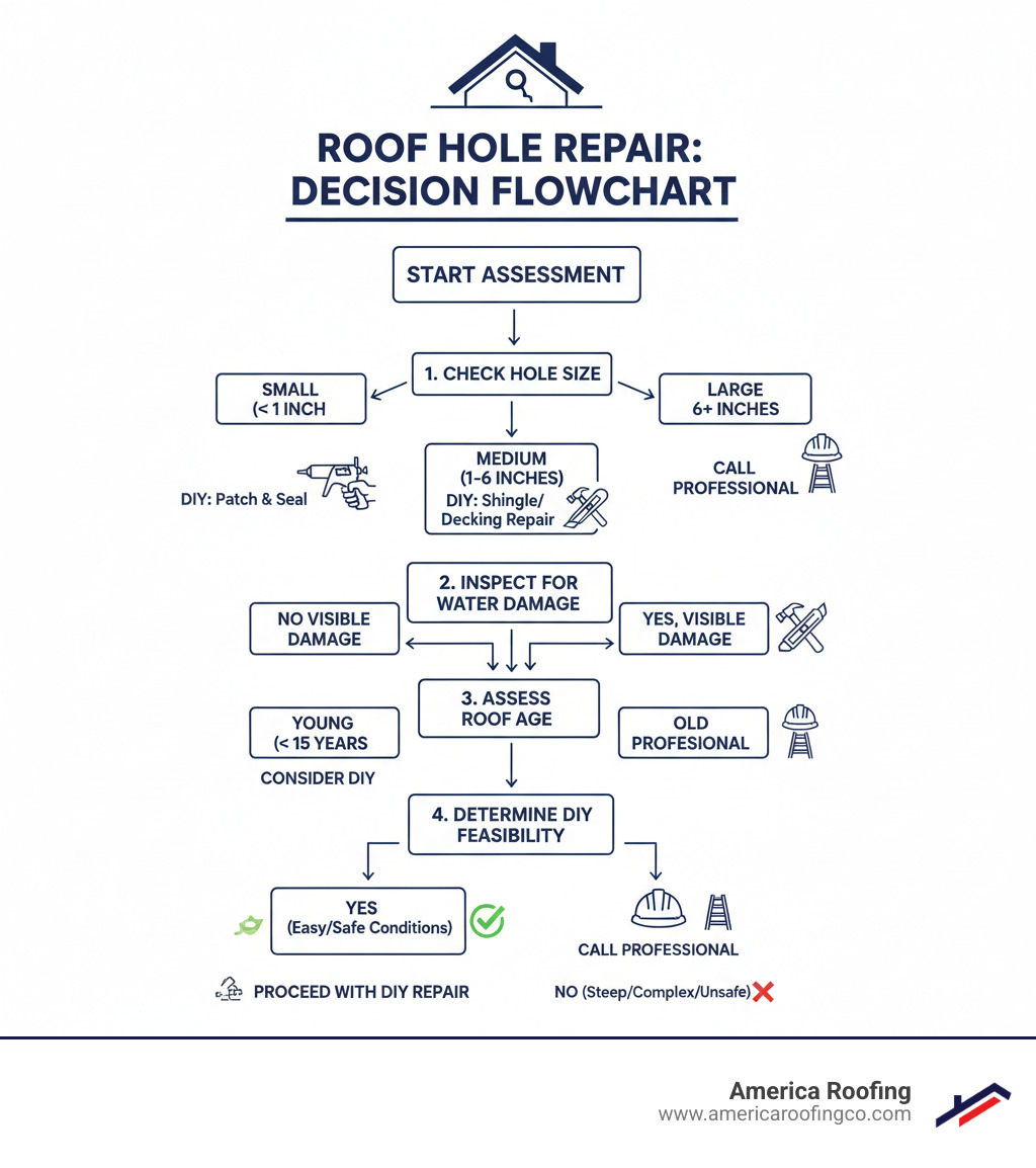 Fix Hole in Roof: Expert 2025 Fix for Peace