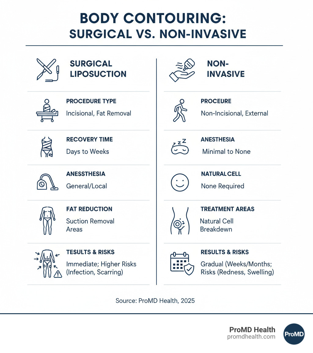 Non-invasive body contouring: 4 Easy Transformations