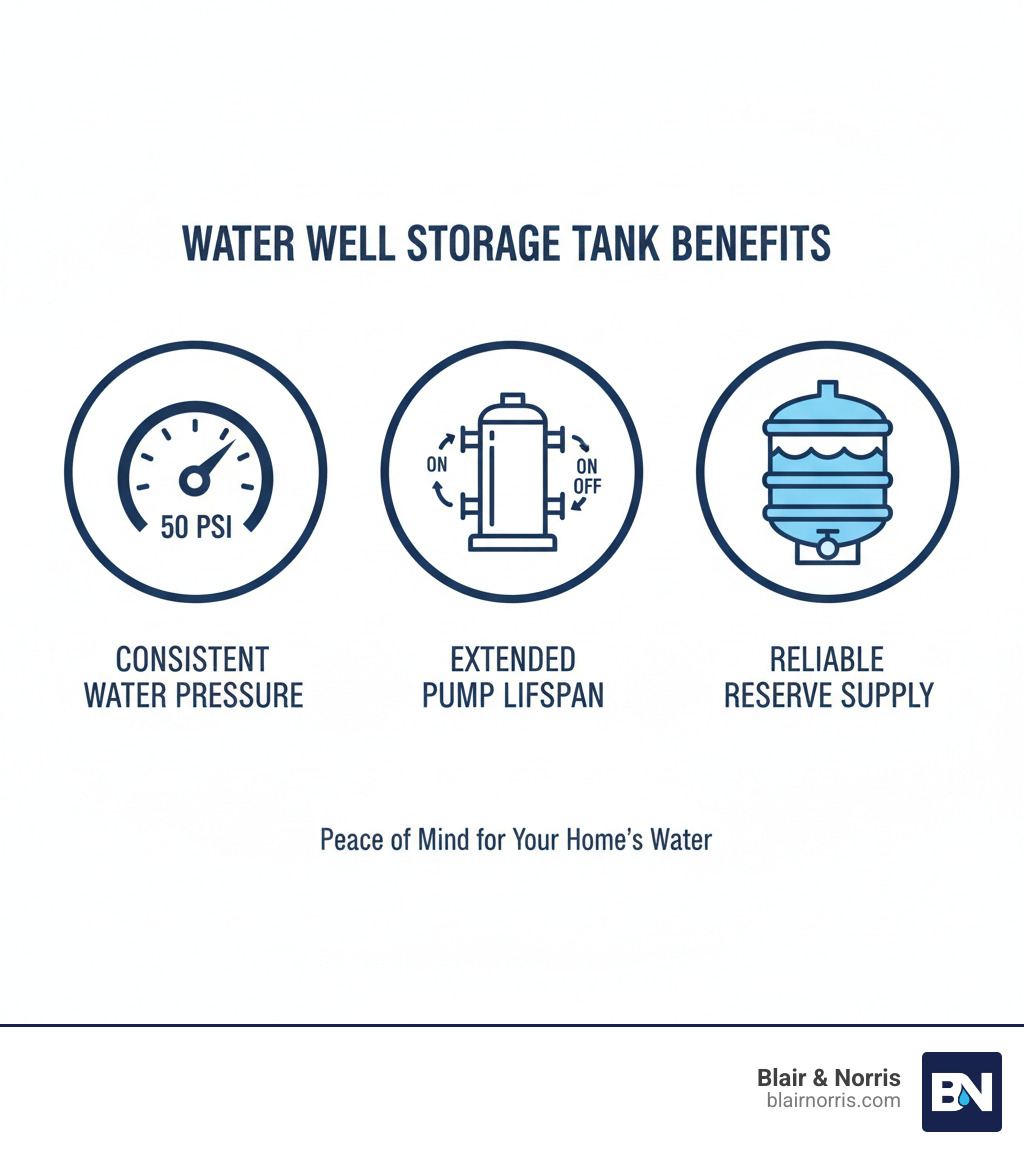 Water Well Storage Tank: 3 Essential Benefits