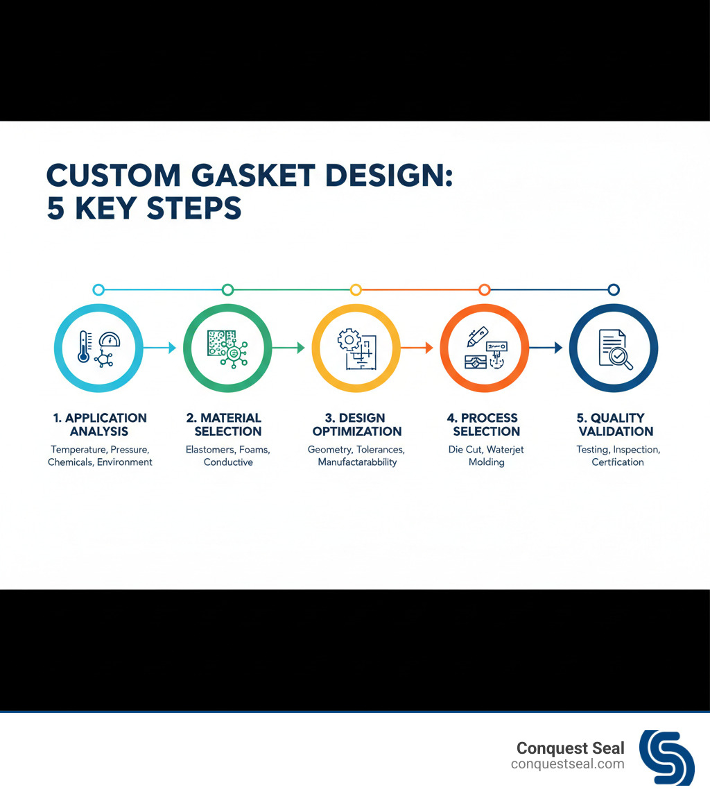 Custom gasket design: 5 Steps to Master Success