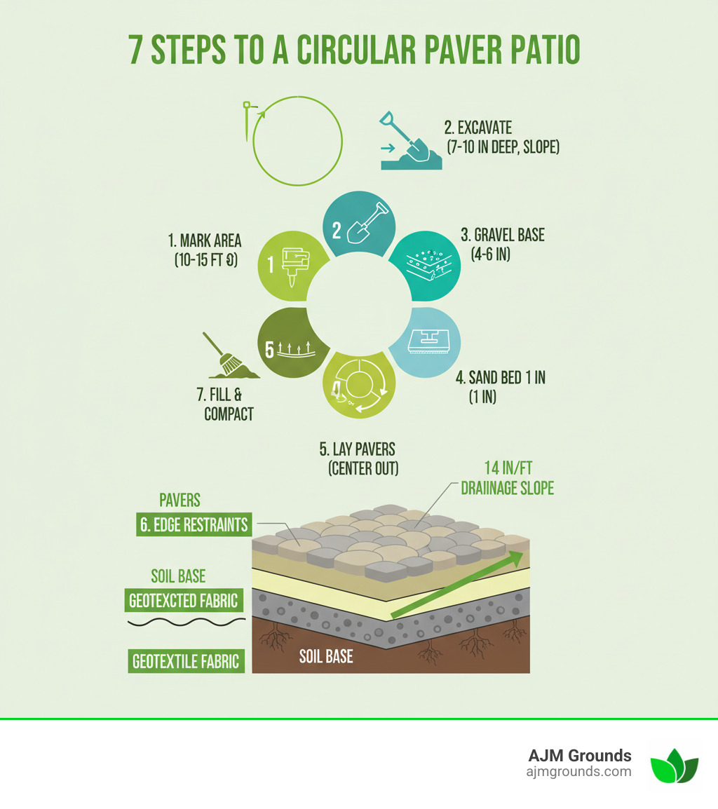 How to Install a Circular Paver Patio: 3 Easy Steps