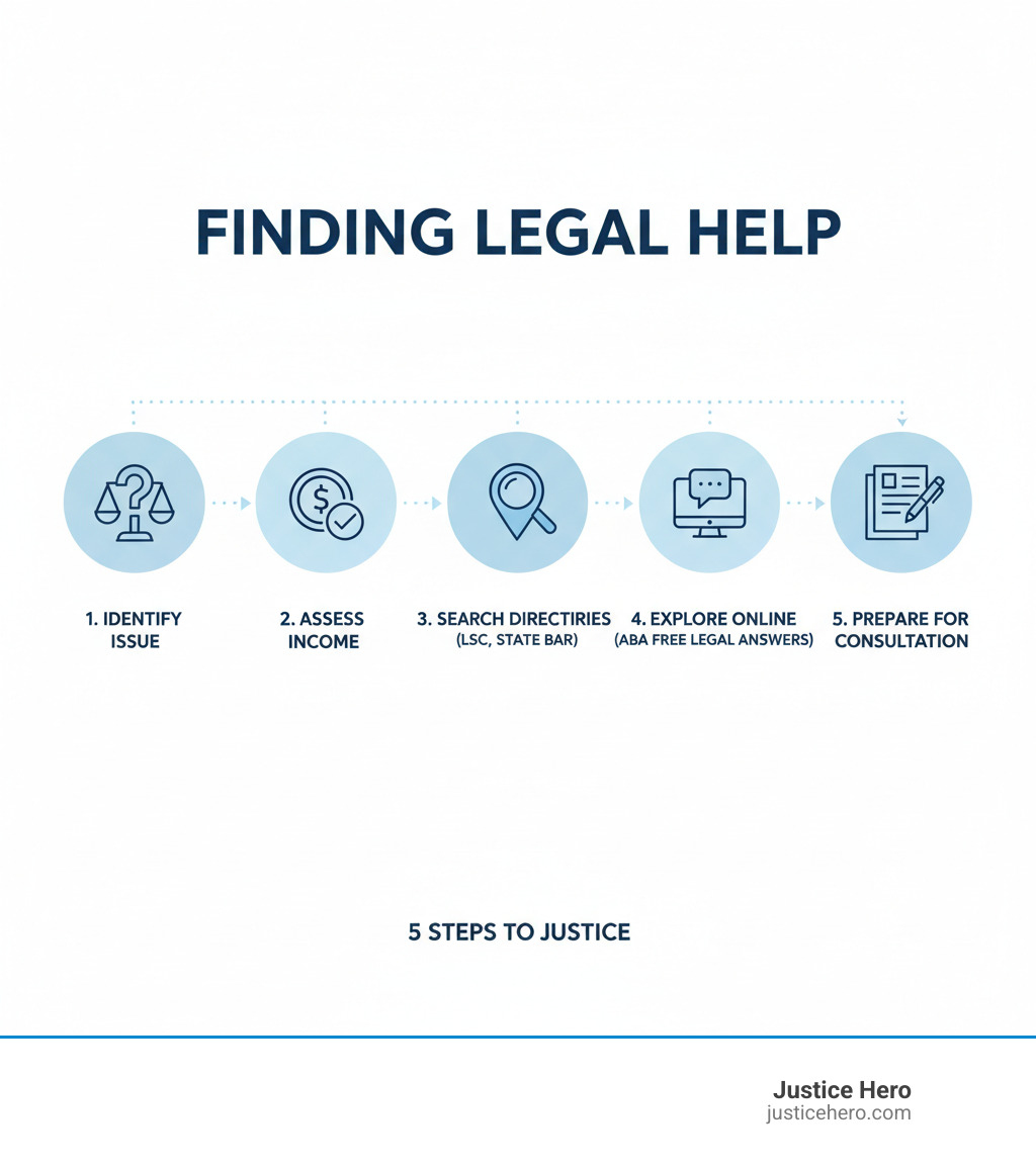 Legal assistance needed: Your 5-Step Guide to Relief