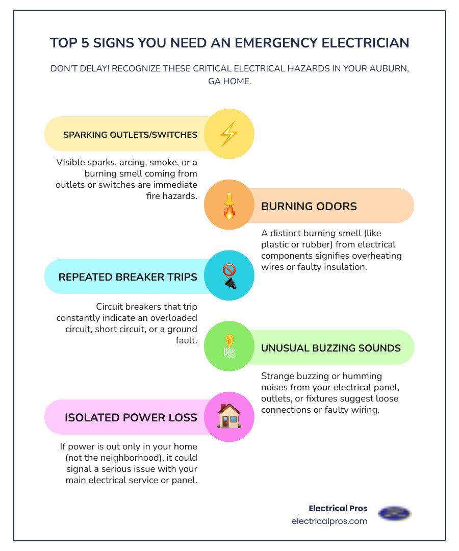 24 Hour Electrical Repair Auburn, GA: Urgent Fix!