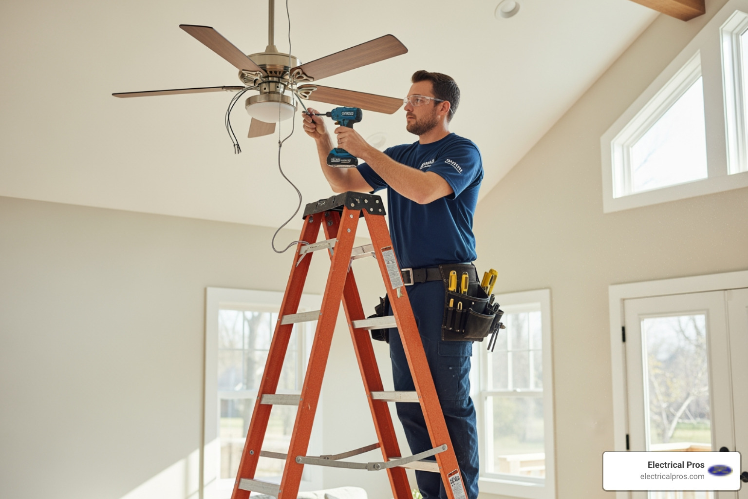 Ceiling fan installation in Flowery Branch, GA | Pro 2025
