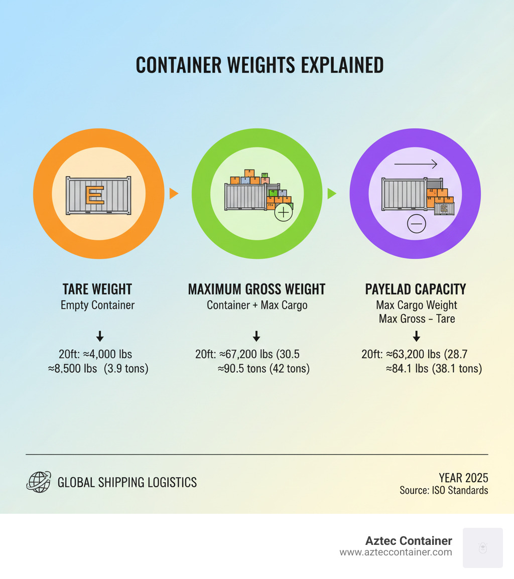 Empty Shipping Container Weight: Your #1 Guide