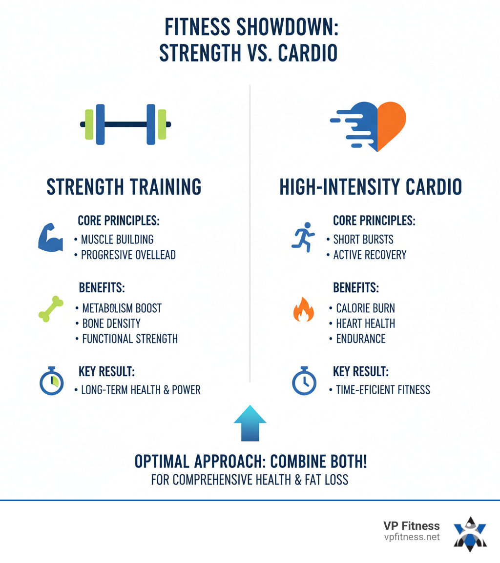 Strength training vs high intensity cardio: Ultimate 2