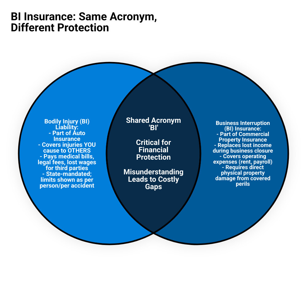 BI Insurance Coverage: Decoding 2 Confusing Types