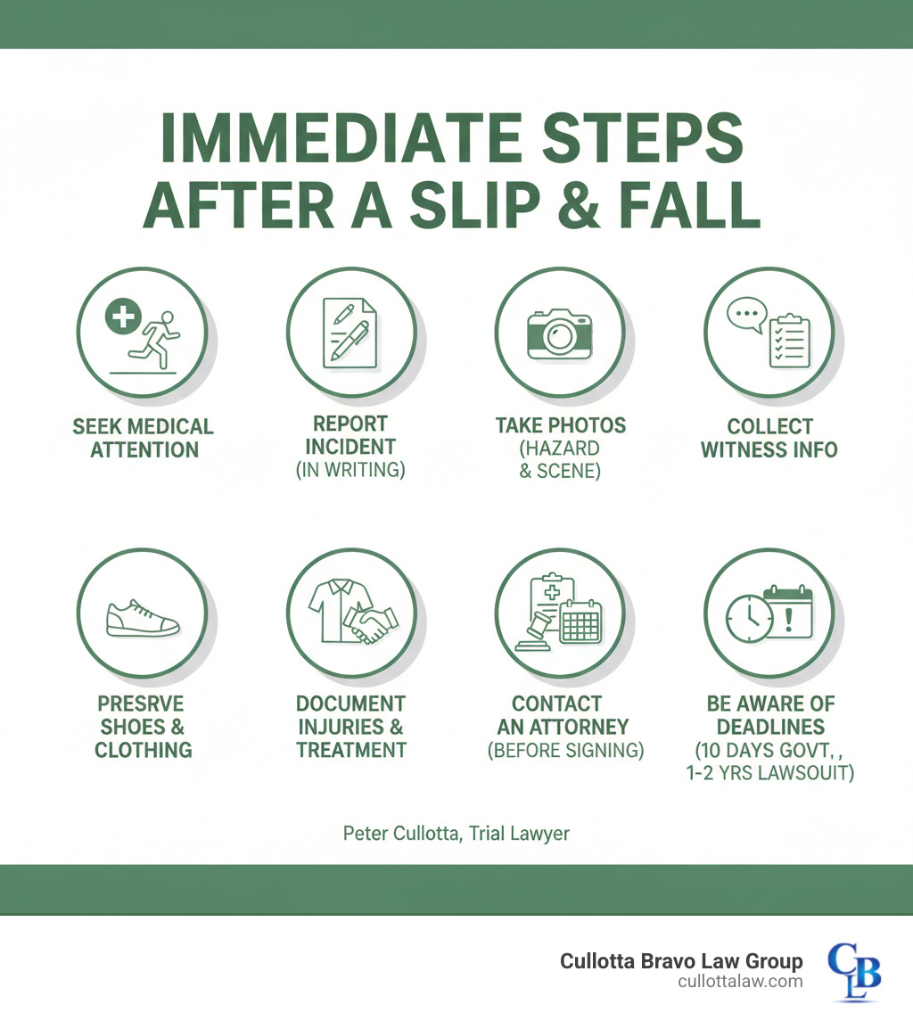 The Ground Rules: Understanding Slip and Fall Law - Cullota Bravo Law Group