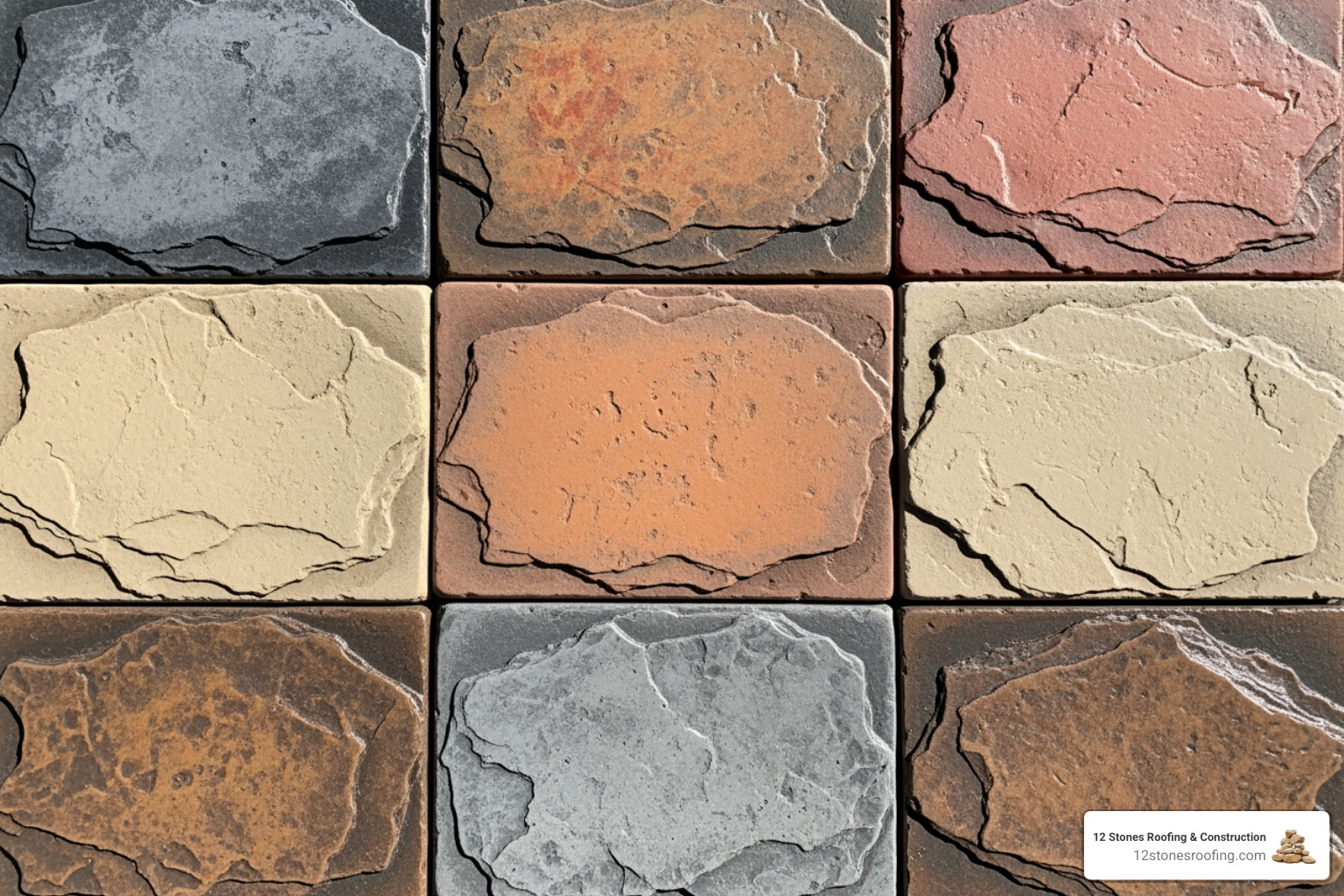 Get the Stone Cold Look: Mastering Slate Stamped Concrete - 12 Stones ...