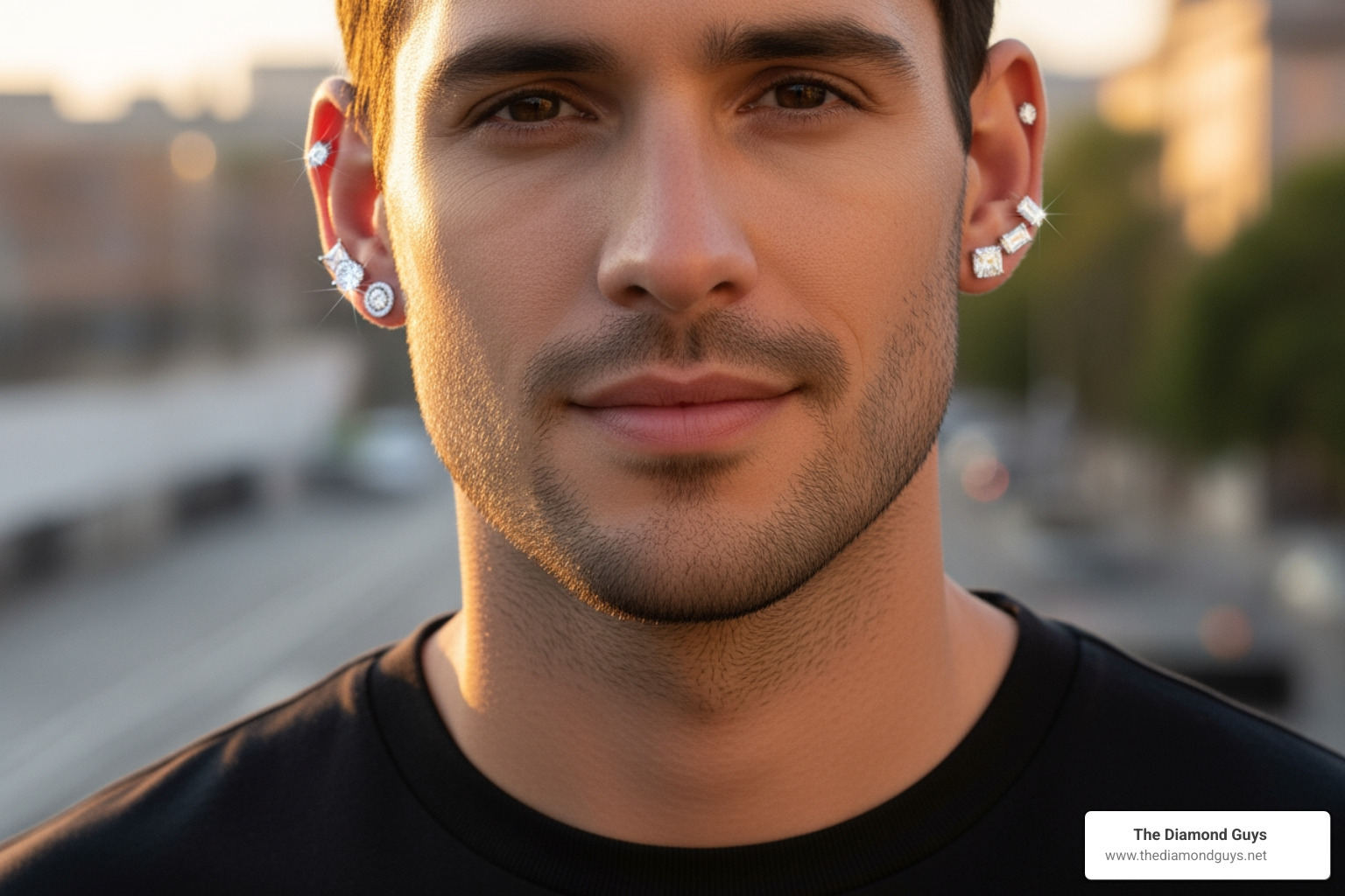 Diamond studs for guys: Top 5 Perfect Styles – The Diamond Guys