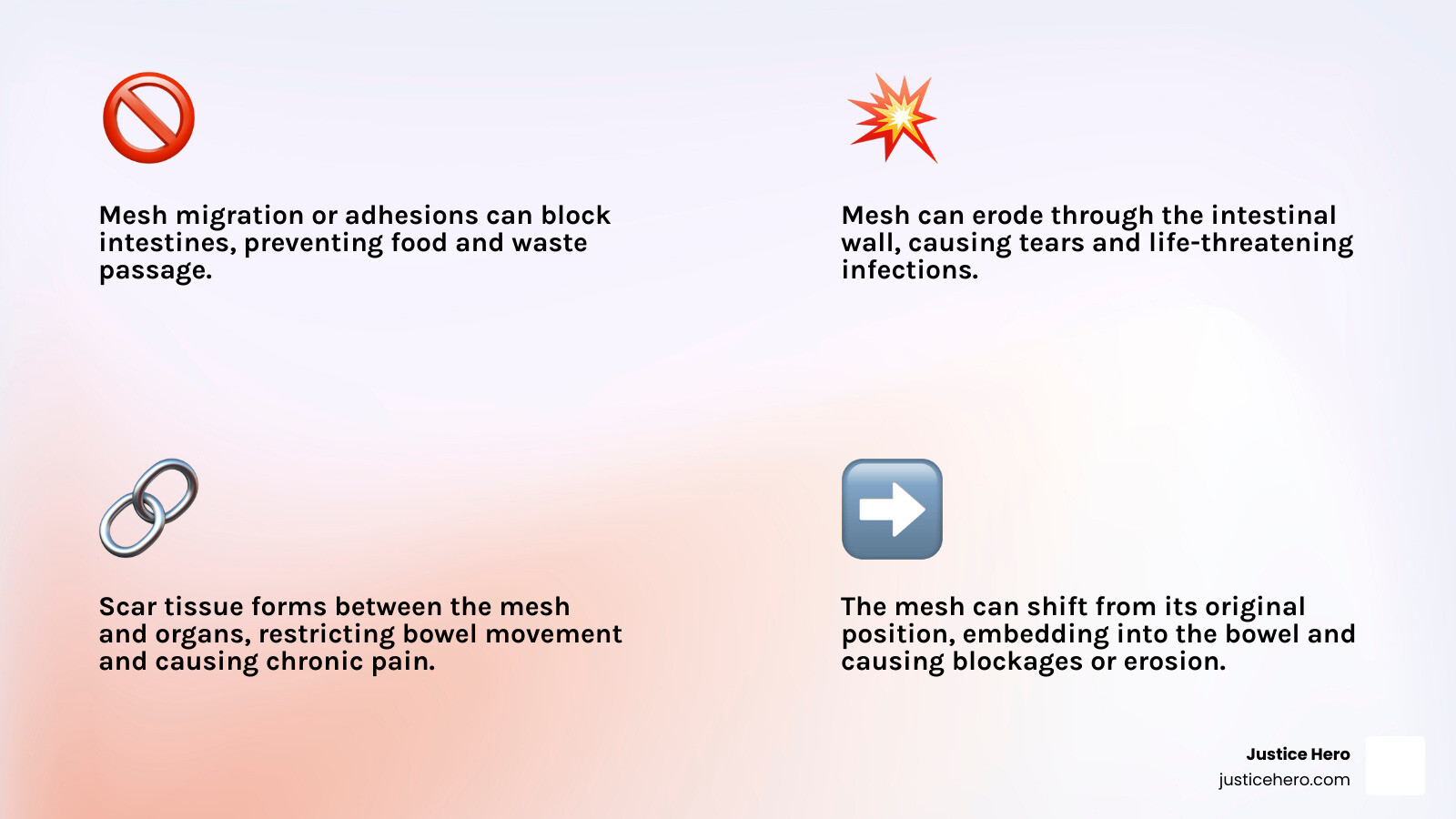 Can hernia mesh cause bowel problems? 3 Critical Dangers