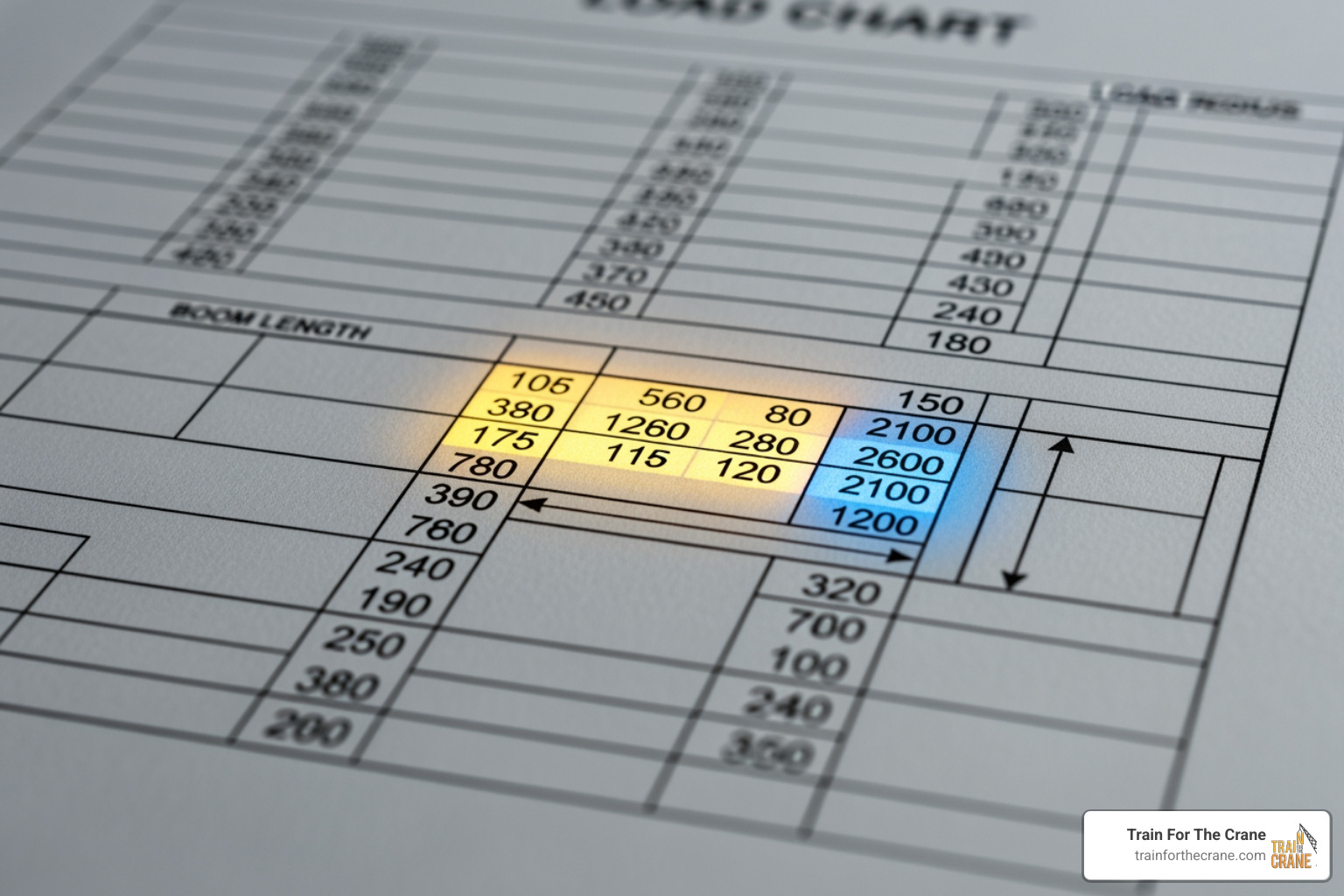 Crane Load Charts: Master #1 Safety Blueprint