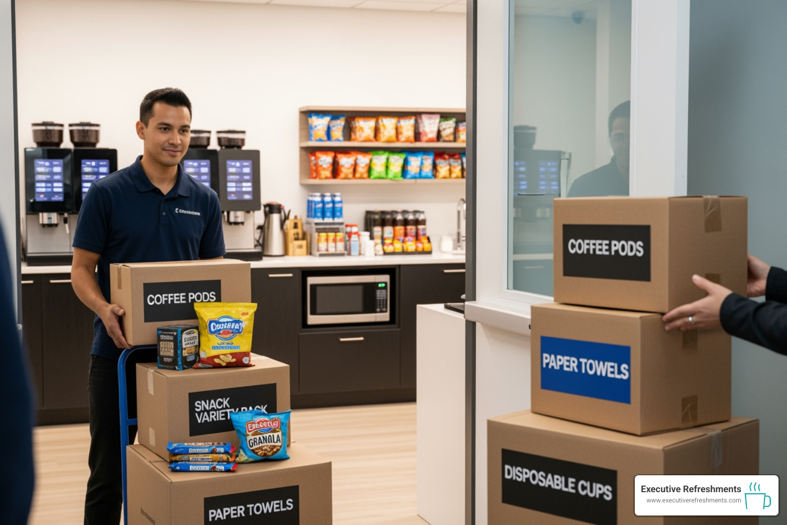 Breakroom supplies delivery: 14 Essential for DFW
