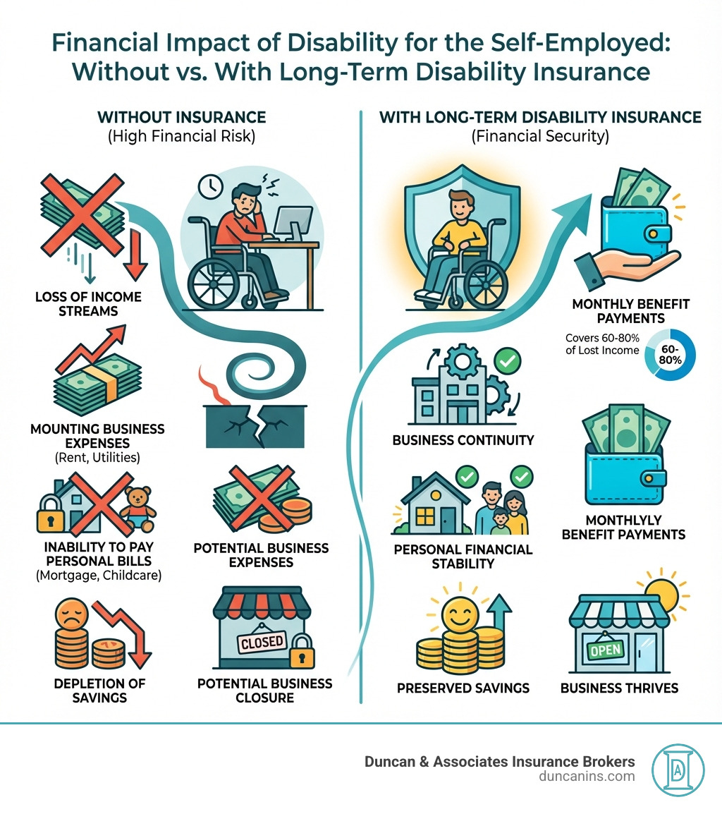 Long term disability insurance for self employed: Secure 2025