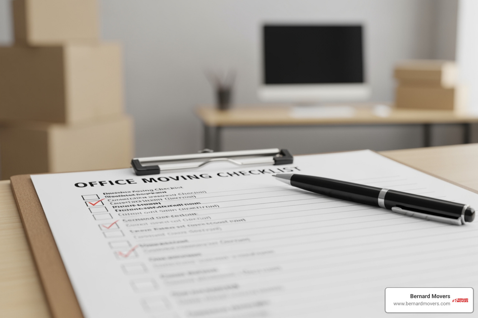 Office Moving Checklist Template Free: Stress-Free 4-Phase Plan